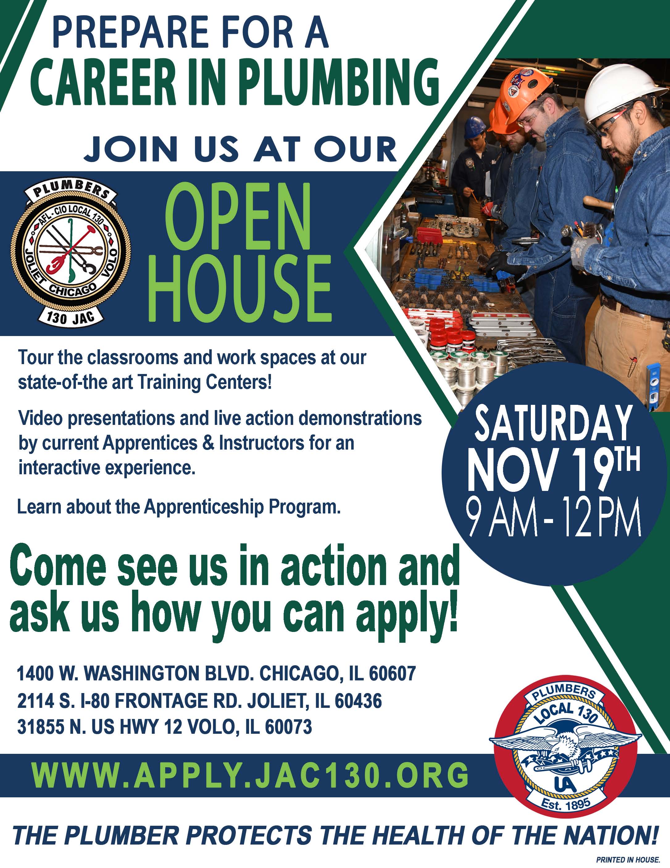 Homepage | Plumbers Local 130 UA